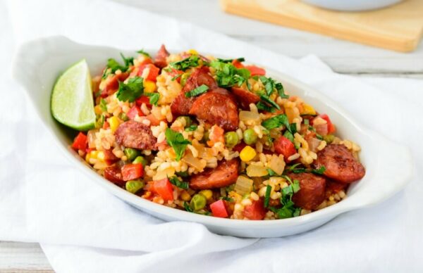 You Can Make This Spanish Rice with Chorizo In Under 30 Minutes